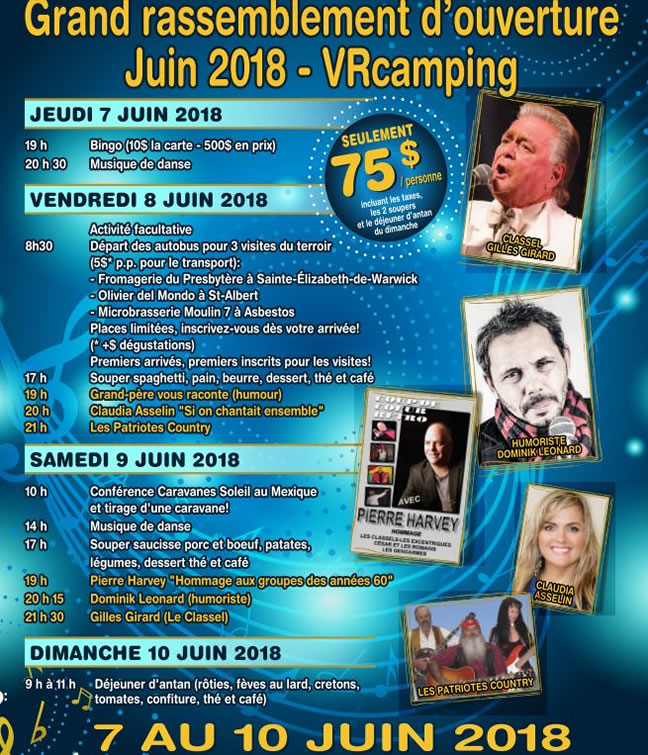 Le Grand Rassemblement VRcamping: inscrivez-vous!